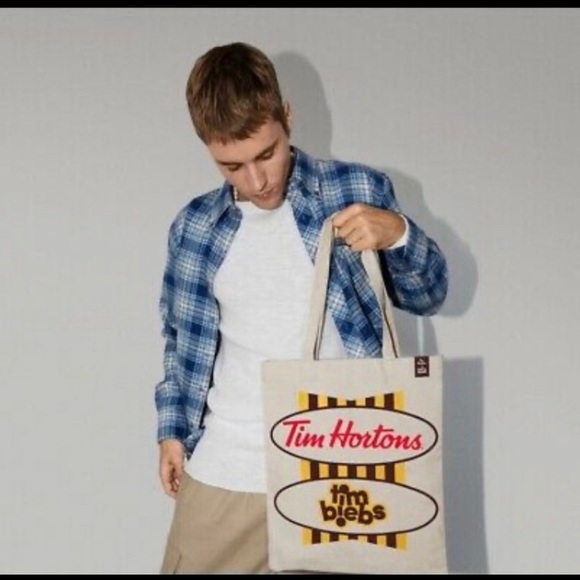 Tim Hortons | Bags | Justin Bieber Tim Biebs Tote Bag Brand New | Poshmark